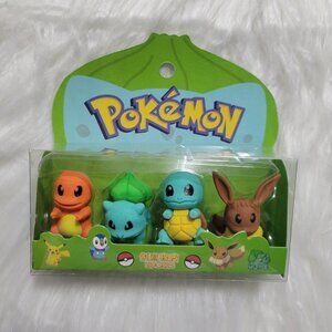 Pokemon | Office | Set Of 2 Boxed Pokmon 3d Erasers | Poshmark